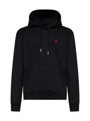 AMI Paris Cotton De Coeur Hoodie - Multicolor