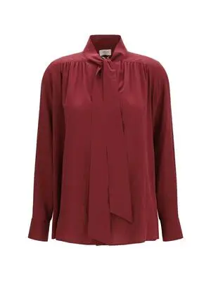 Jacob Cohen Silk Shirt With Tie - Multicolor