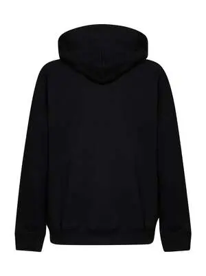 Gucci Black Cotton Jersey Printed Hoodie
