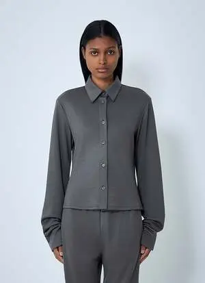 RIER Mini Polar Shirt - Gray