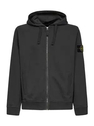 Stone Island Organic Cotton Zip-up Hoodie - Multicolor