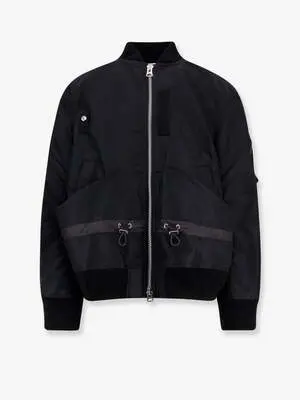 Sacai Nylon Bomber Jacket - Black