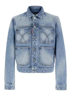 Dsquared2 70s Denim Jacket - Multicolor