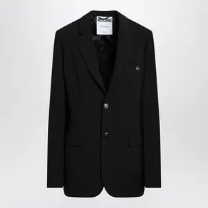 Moschino Single-breasted Jacket - Black
