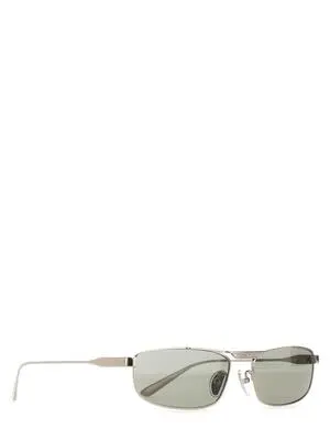 Balenciaga Tag 3.0 Rectangle Sunglasses - Gray