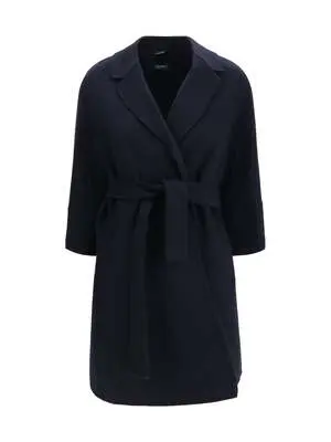 Max Mara S Arona Virgin Wool Coat - Blue