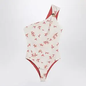 Fendi One-shoulder Swimming Costume - Pink