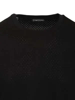 TOM FORD Perforated Ribbed T-shirt