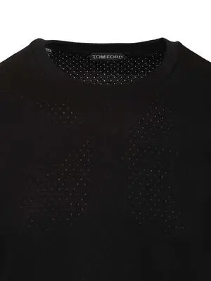 TOM FORD Perforated Ribbed T-shirt