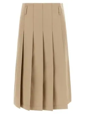A.p.c. Pleated Skirt - Cream