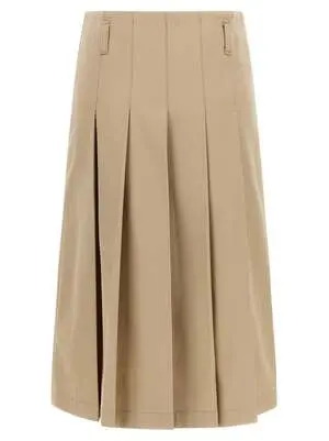 A.p.c. Organic Cotton Midi Skirt