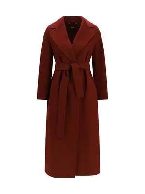Max Mara S Poldo Virgin Wool Coat - Multicolor