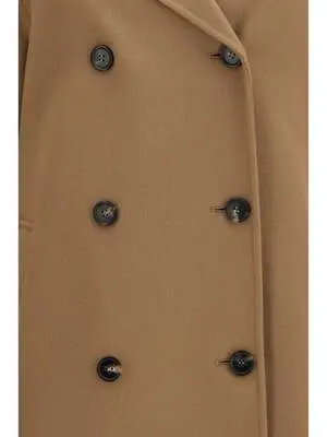 Max Mara S Magnolia Double-breasted Virgin Wool Coat