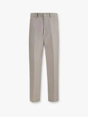 Brunello Cucinelli Cotton And Linen Trousers