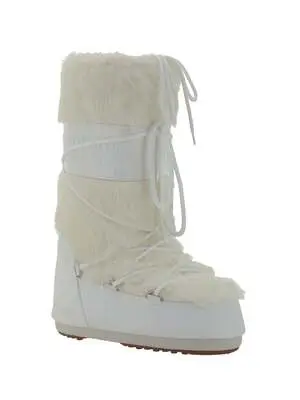 Moon Boot Icon Faux Fur Boots