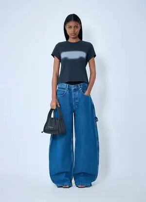 Alexander Wang Cotton Jersey Logo T-shirt