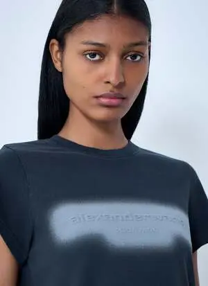 Alexander Wang Cotton Jersey Logo T-shirt
