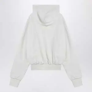 ENTIRE STUDIOS Ivory Hoodie In Cotton