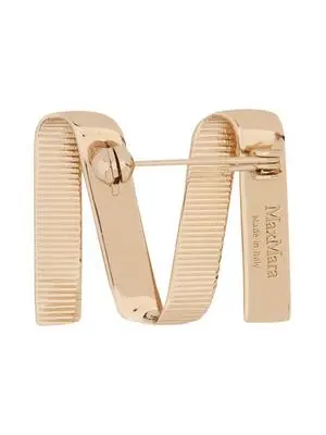 Max Mara Brooch With Logo