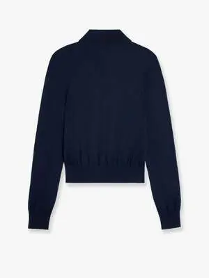 Celine Cotton Polo Sweater