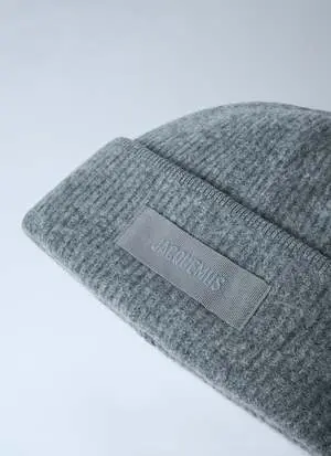 Jacquemus Logo Motif Beanie Hat