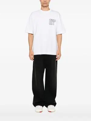 Off-White Motion Arrow Skate Cotton T-shirt - Multicolor