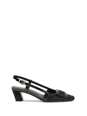 ROGER VIVIER Belle Vivier Slingback Pumps - Black