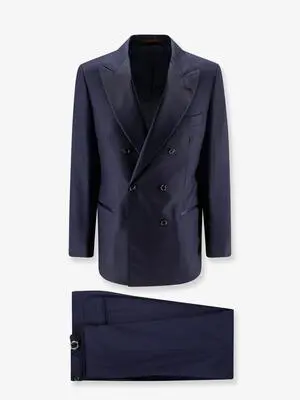 Brunello Cucinelli Virgin Wool And Silk Tuxedo - Multicolor