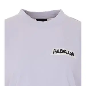 Balenciaga Masking Tape Medium Fit T-shirt - Gray