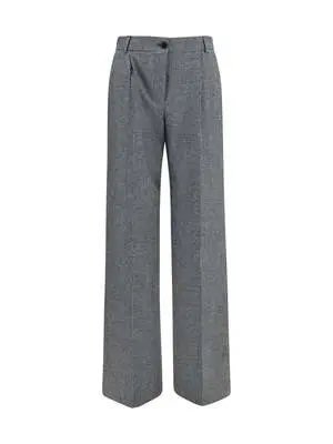Dolce & Gabbana Prince Of Wales Tailored Pants - Gray
