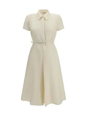 Fendi Wool And Silk Dress - Multicolor