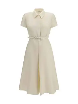 Fendi Wool And Silk Dress - Multicolor