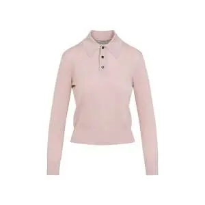 Bottega Veneta BOTTEGA VENETA Cashmere Polo Top Multicolor