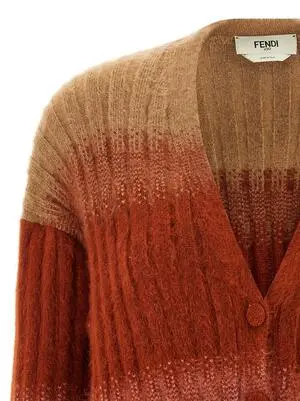 Fendi Vanisé Knit Cardigan - Multicolor