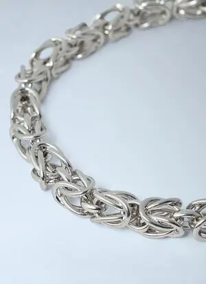 TOTEME Byzantine Link Statement Collar Necklace