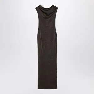 Max Mara Viscose And Lurex Yarn Dress - Brown