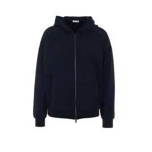 Brunello Cucinelli Track Jacket With Shiny Trims - Black
