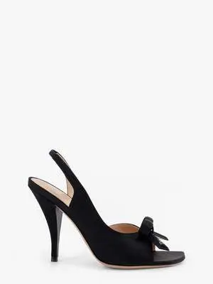 Dior Satin Bow Slingback Sandals - Multicolor