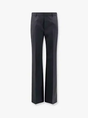 Celine Wool And Mohair Trousers - Black