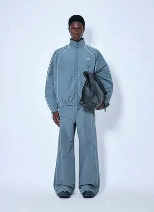 Balenciaga Zip-front Track Jacket - Gray