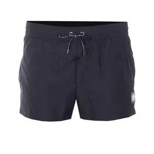 Dolce & Gabbana DOLCE & GABBANA Plaque Logo Swimwear Black