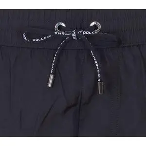 Dolce & Gabbana Plaque Logo Swimwear - Black
