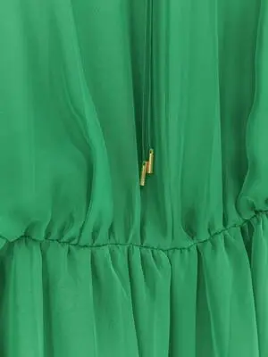 Alberta Ferretti Silk Long Dress