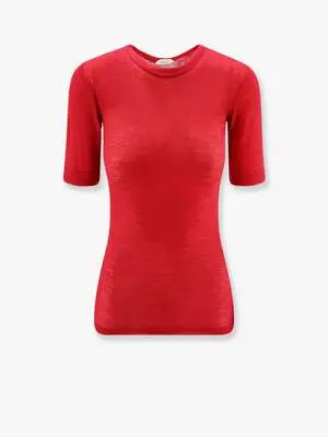 Versace Ribbed Cotton T-shirt - Multicolor