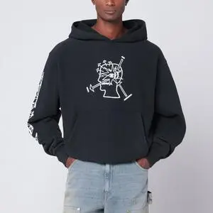 BRAIN DEAD Faded Neuro Free Association Sweatshirt - Black