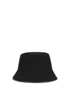 Gucci Gg Cotton Canvas Bucket Hat - Black