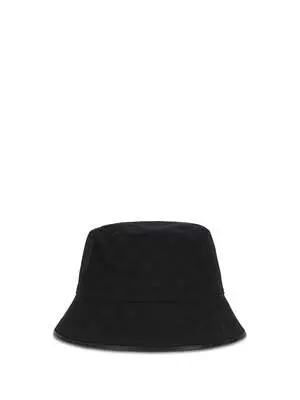 Gucci Gg Cotton Canvas Bucket Hat - Black