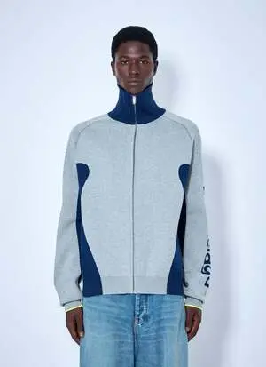 Balenciaga Zip-up Track Jacket - Gray