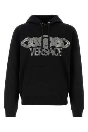 Versace Cotton Sweatshirt - Black
