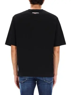Dsquared2 X Vaquera Print T-shirt - Black